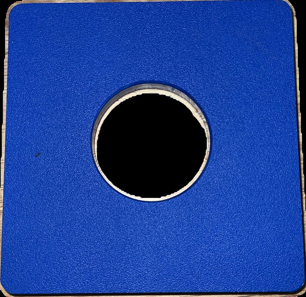 5x5 Vinyl Ranch Rail Donuts for 2-3/8" & 1-7/8" Round Steel Posts – Mr ...